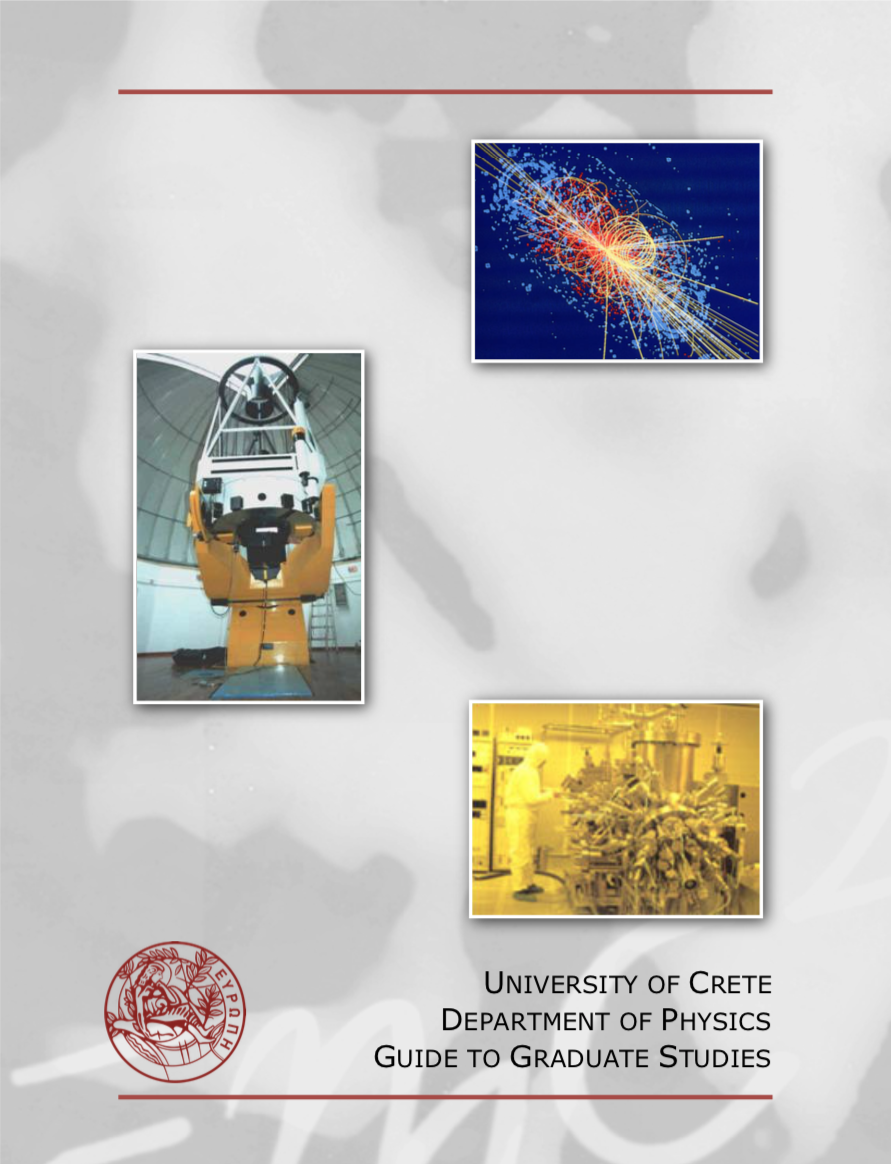 Graduate Studies in Physics - University of Crete